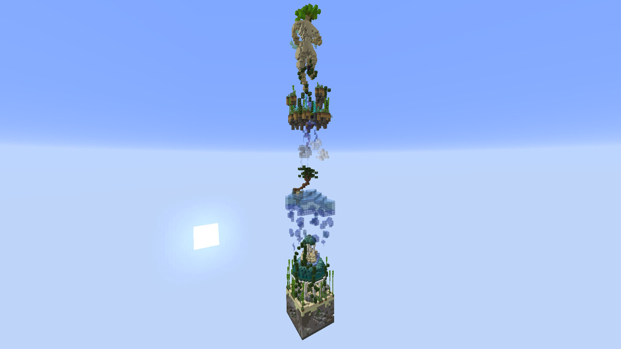 Where Nature Emerged (One Chunk Challenge) Minecraft Map