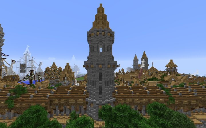 Medieval Fantasy Watch Tower Minecraft Map