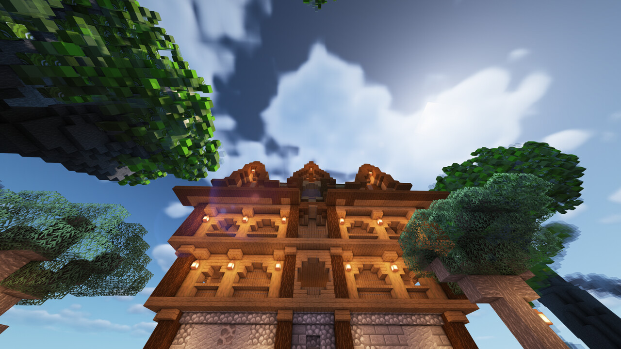 Mythic Sky Server Spawn Build Minecraft Map