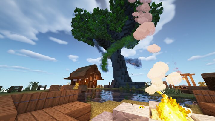 Mythic Sky Server Spawn Build Minecraft Map