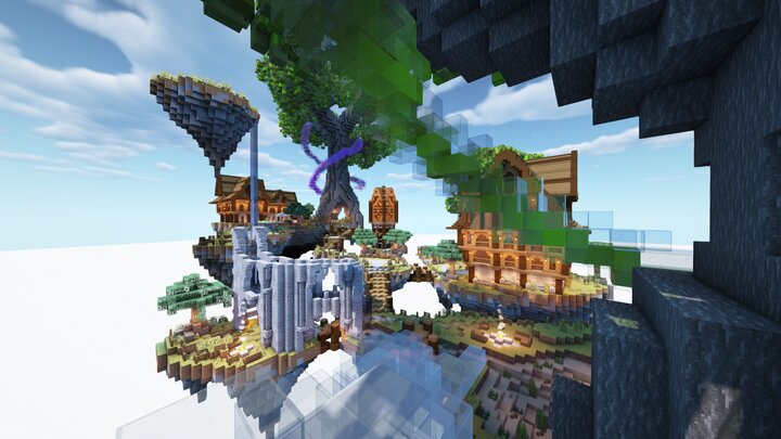 Mythic Sky Server Spawn Build Minecraft Map