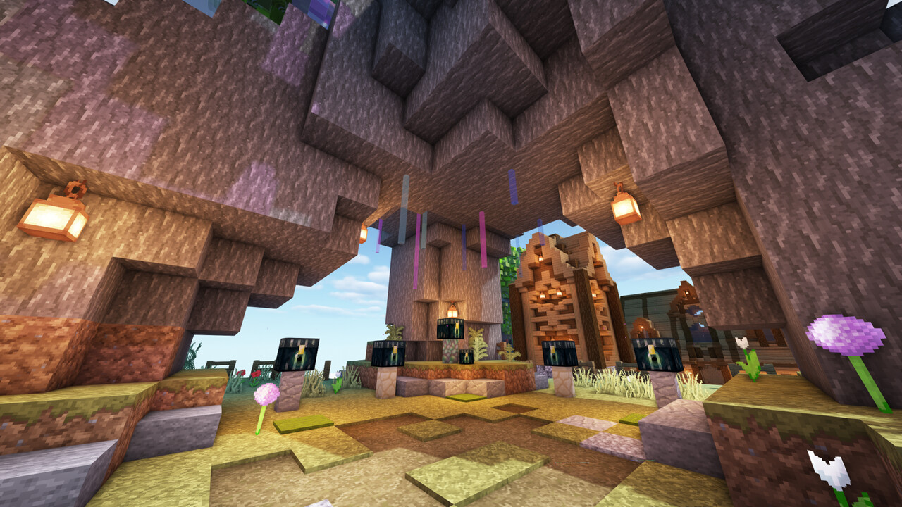 Mythic Sky Server Spawn Build Minecraft Map