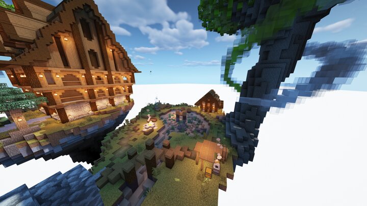 Mythic Sky Server Spawn Build Minecraft Map