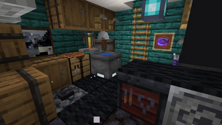 Nether Castle Gate Interior!!! Minecraft Map