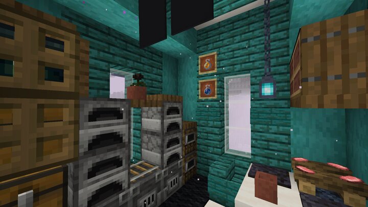 Nether Castle Gate Interior!!! Minecraft Map