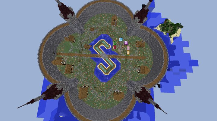 DruidCraft Survival Spawn (SCHEMATIC DOWNLOAD) Minecraft Map