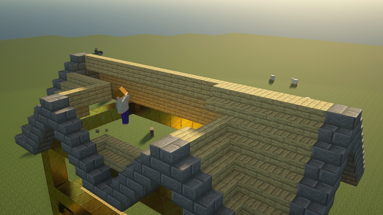 GOLDEN GABLE HOUSE +Timelapse Minecraft Map