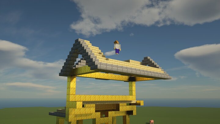 GOLDEN GABLE HOUSE +Timelapse Minecraft Map