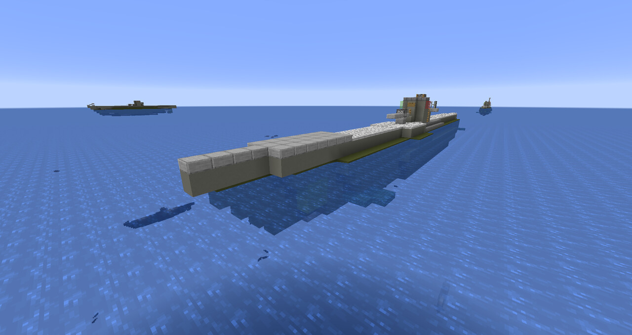 All types of WW2 germany submarines and their modifications (Full interior; 1:1 scale) Minecraft Map