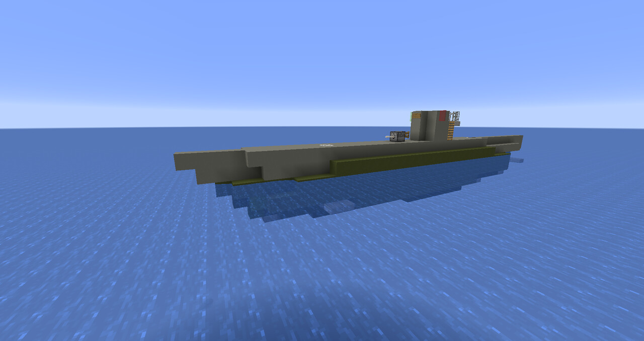 All types of WW2 germany submarines and their modifications (Full interior; 1:1 scale) Minecraft Map