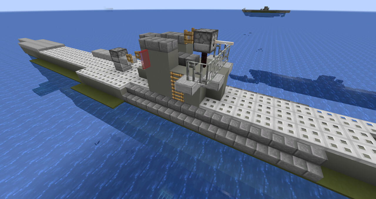 All types of WW2 germany submarines and their modifications (Full interior; 1:1 scale) Minecraft Map
