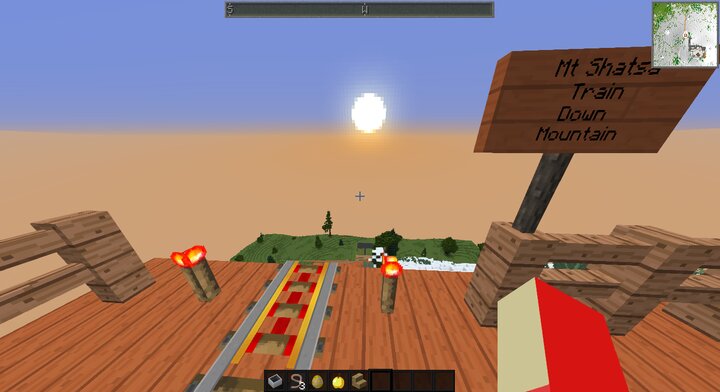 Mount Shasta, California Minecraft Map