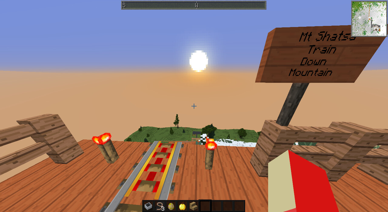 Mount Shasta, California Minecraft Map