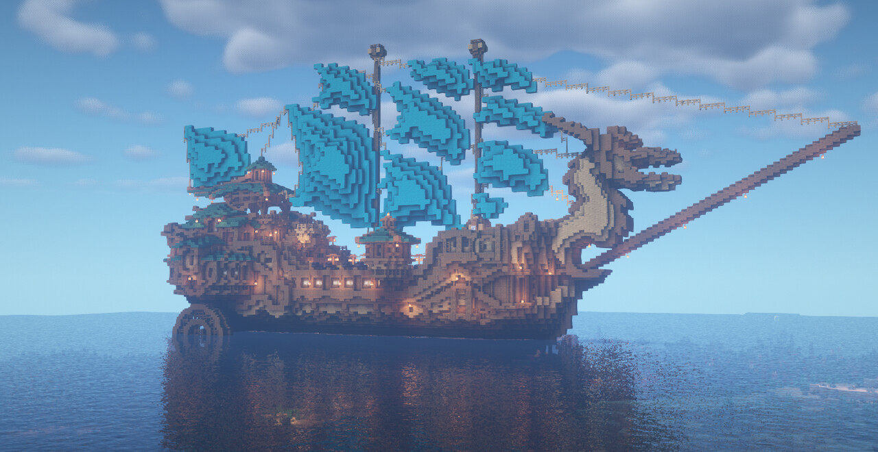 Oriental Boat | Barco Oriental Minecraft Map
