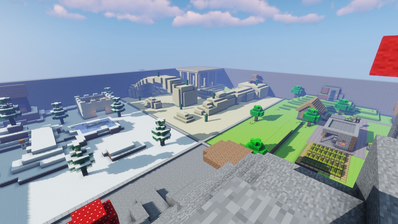 TF2 Trade - Minecraft 4 Biomes recreation Minecraft Map