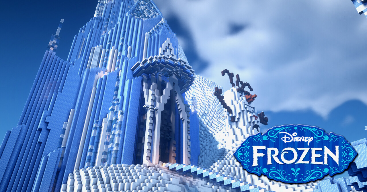 Elsa's Castle (Frozen) Minecraft Map