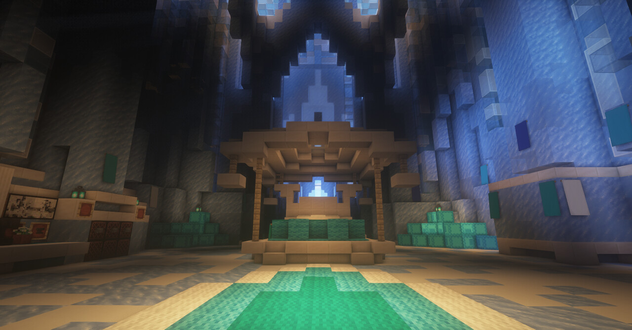 Elsa's Castle (Frozen) Minecraft Map