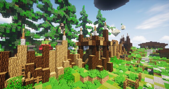 Waiting lobby: House with tower Minecraft Map