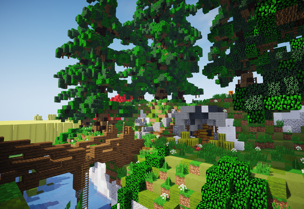 Waiting lobby: House with tower Minecraft Map