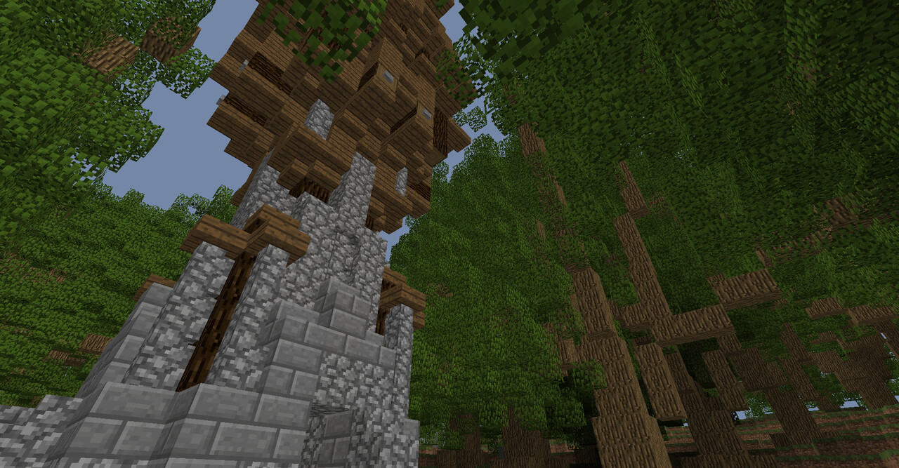 Watch Tower in the forest (schematic) Minecraft Map