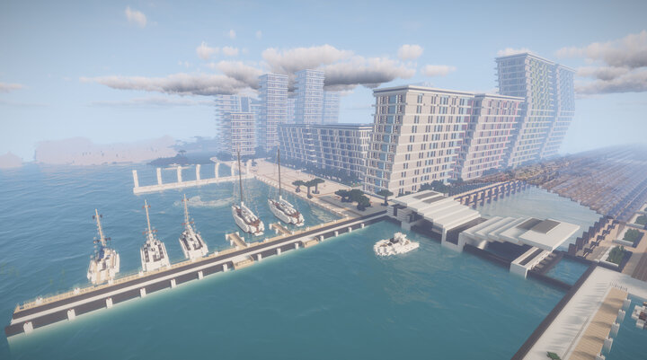 Copper City Docks Minecraft Map