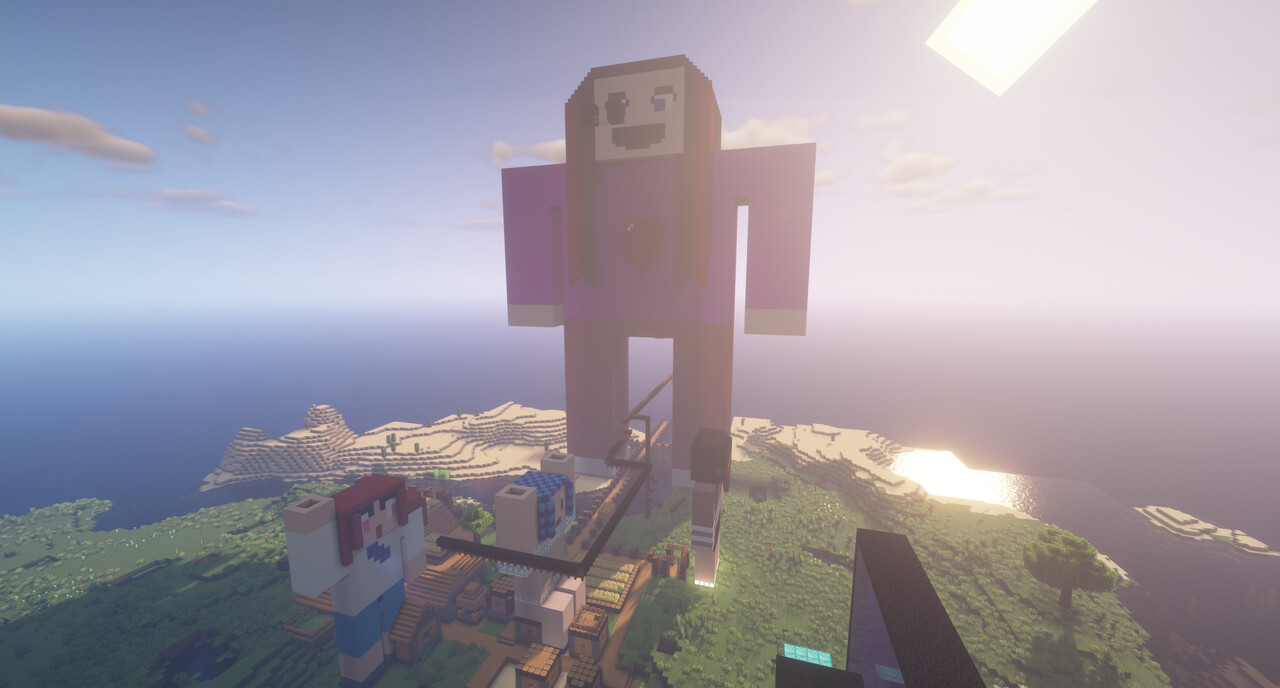 They came from another world Giantess Minecraft Map