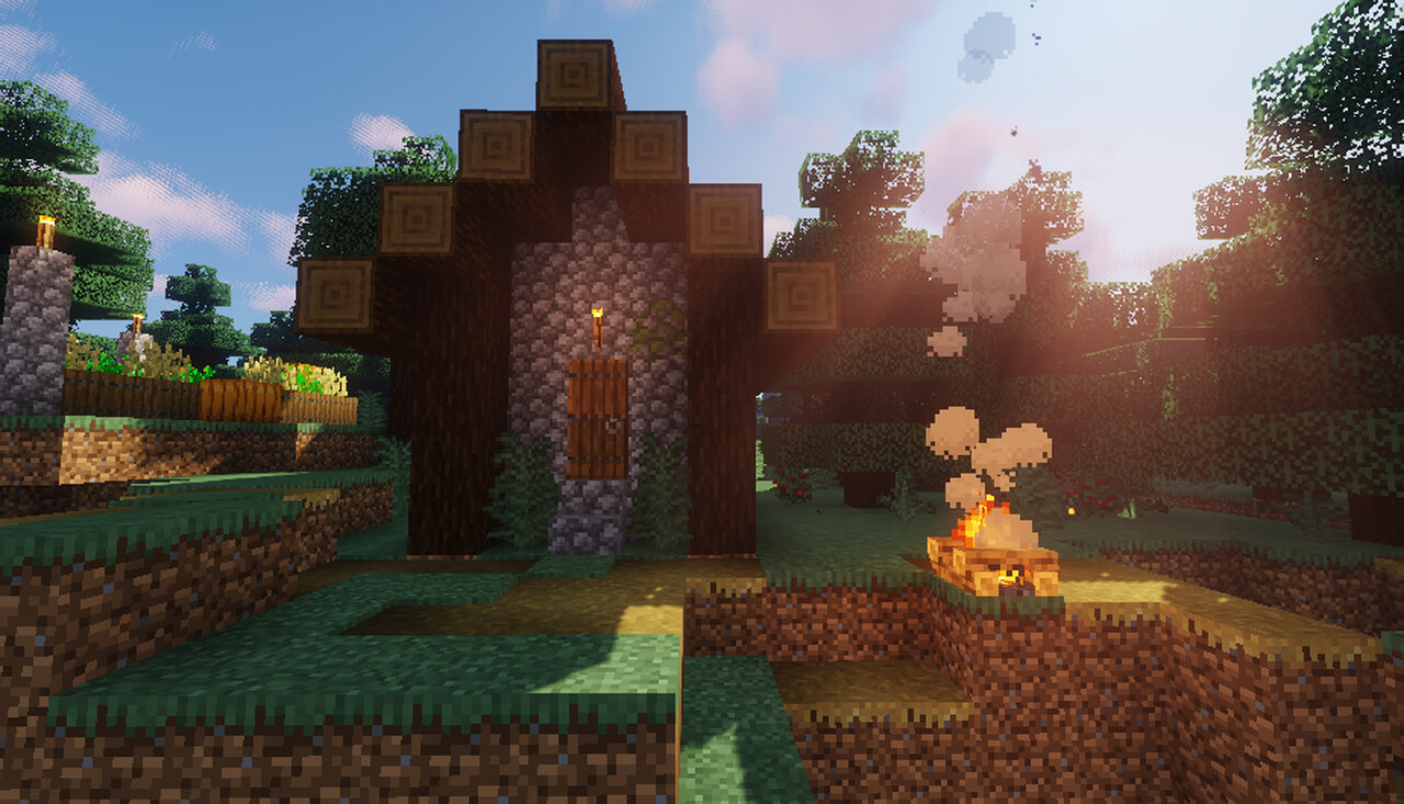 Taiga village Minecraft Map