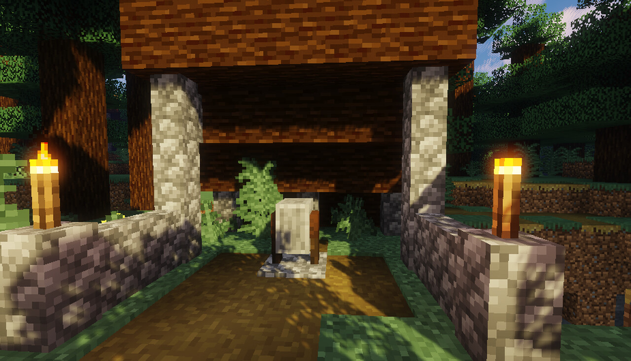 Taiga village Minecraft Map