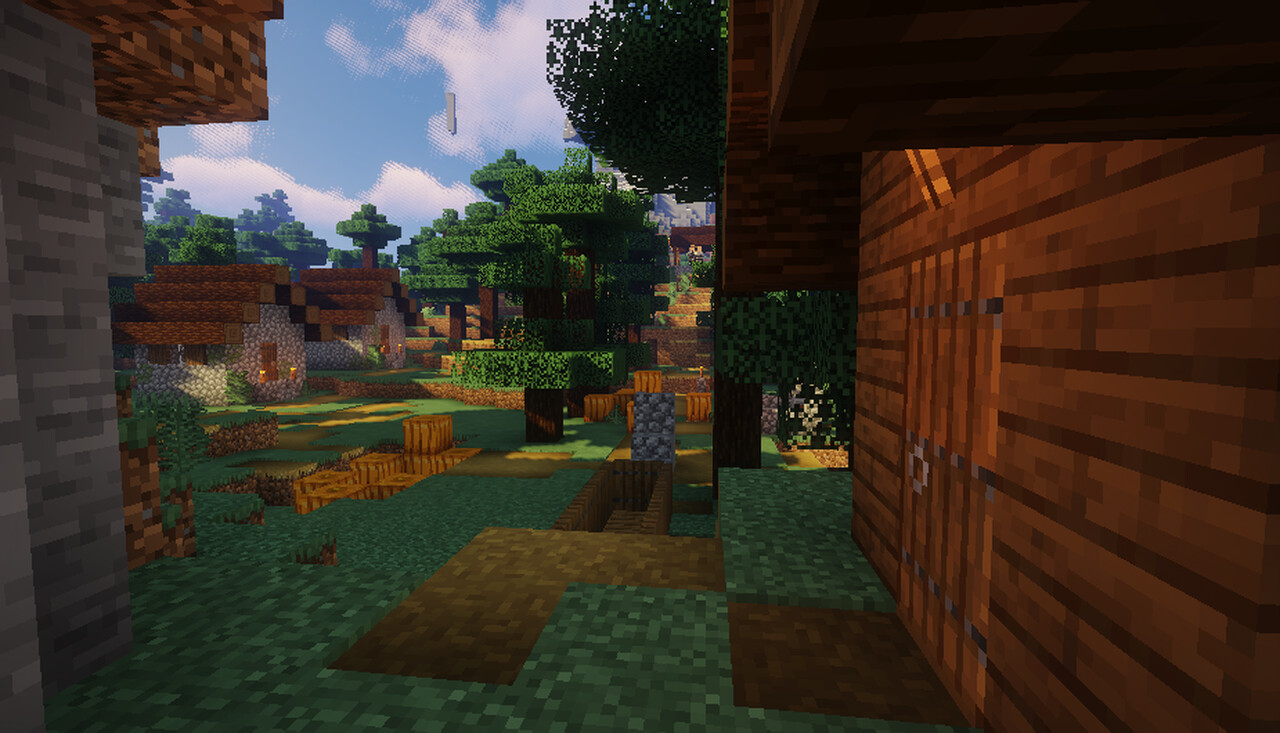 Taiga village Minecraft Map