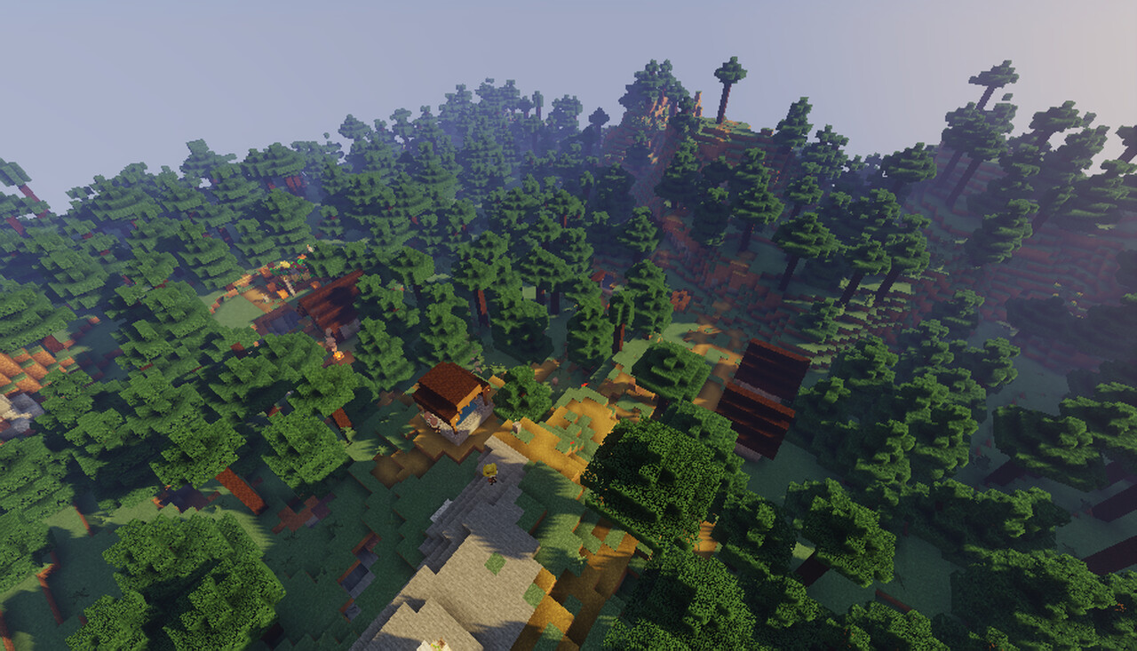 Taiga village Minecraft Map