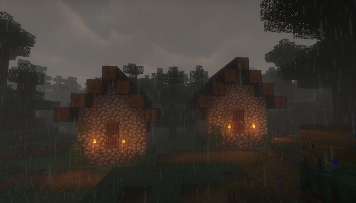 Taiga village Minecraft Map