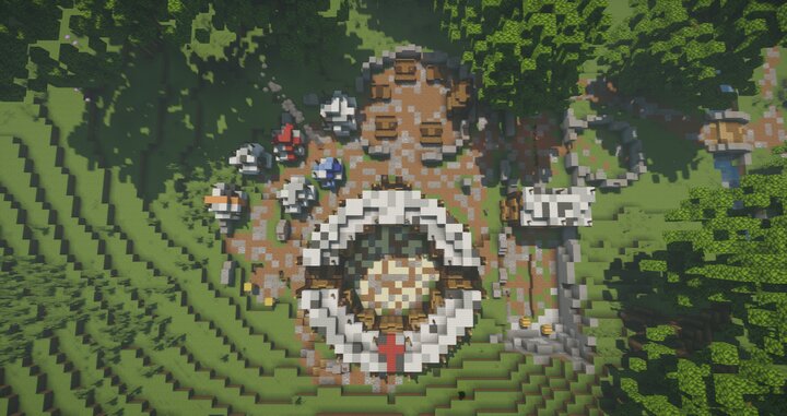 A medieval event area in Minecraft | Arcadia Minecraft Map