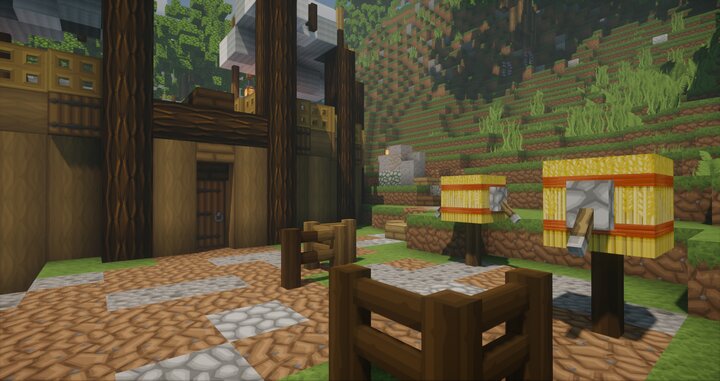 A medieval event area in Minecraft | Arcadia Minecraft Map