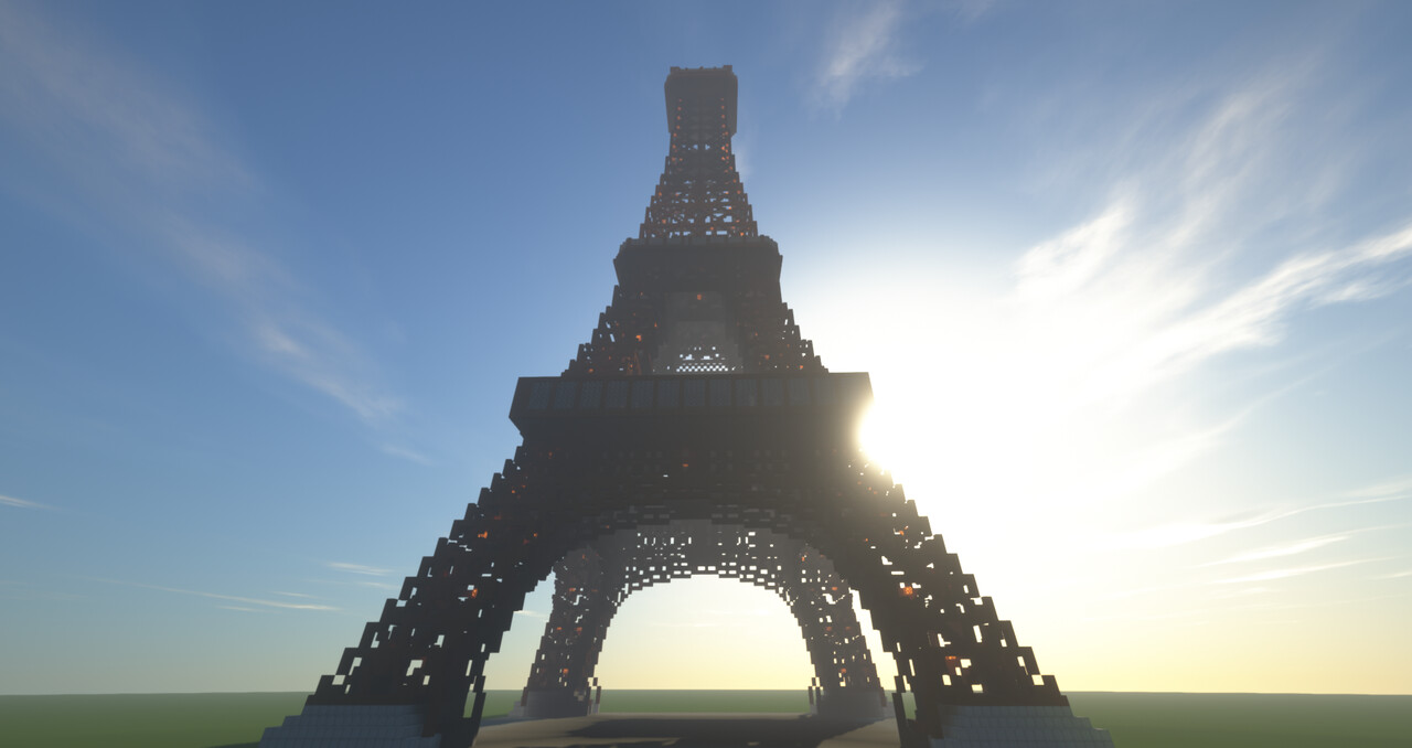 The Eiffel Tower Minecraft Map