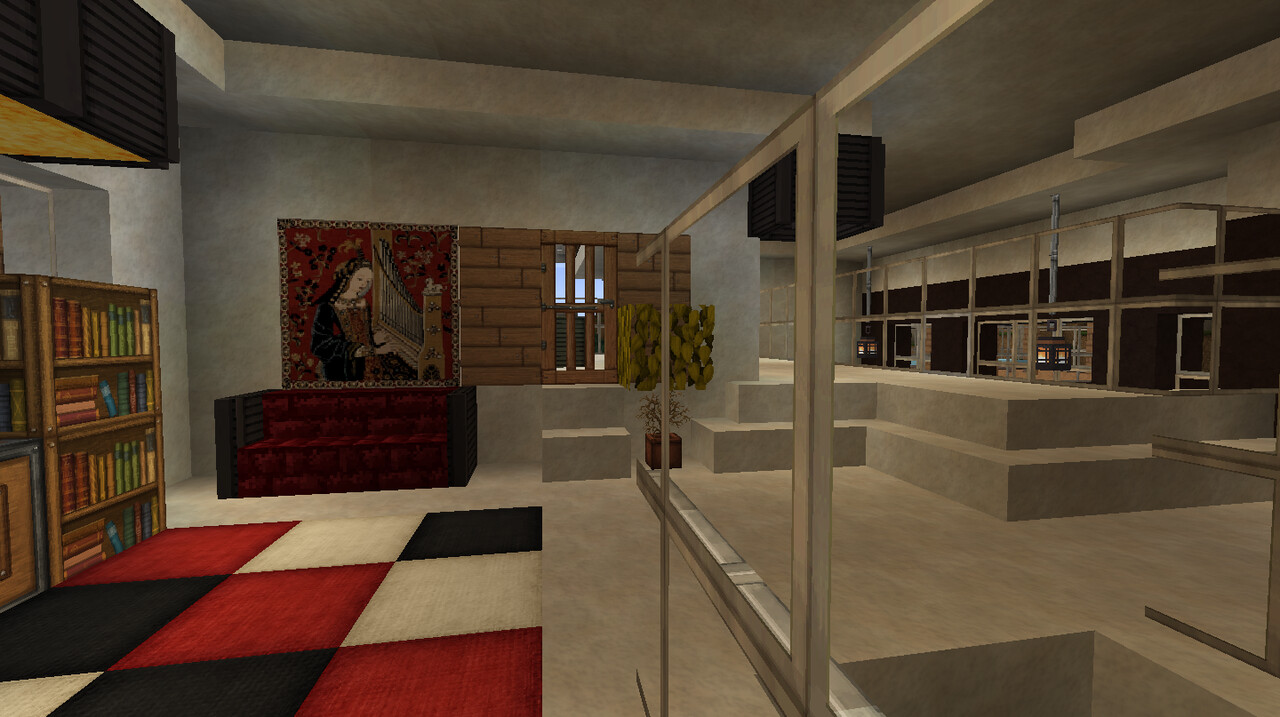 Modern House Interior Minecraft Map