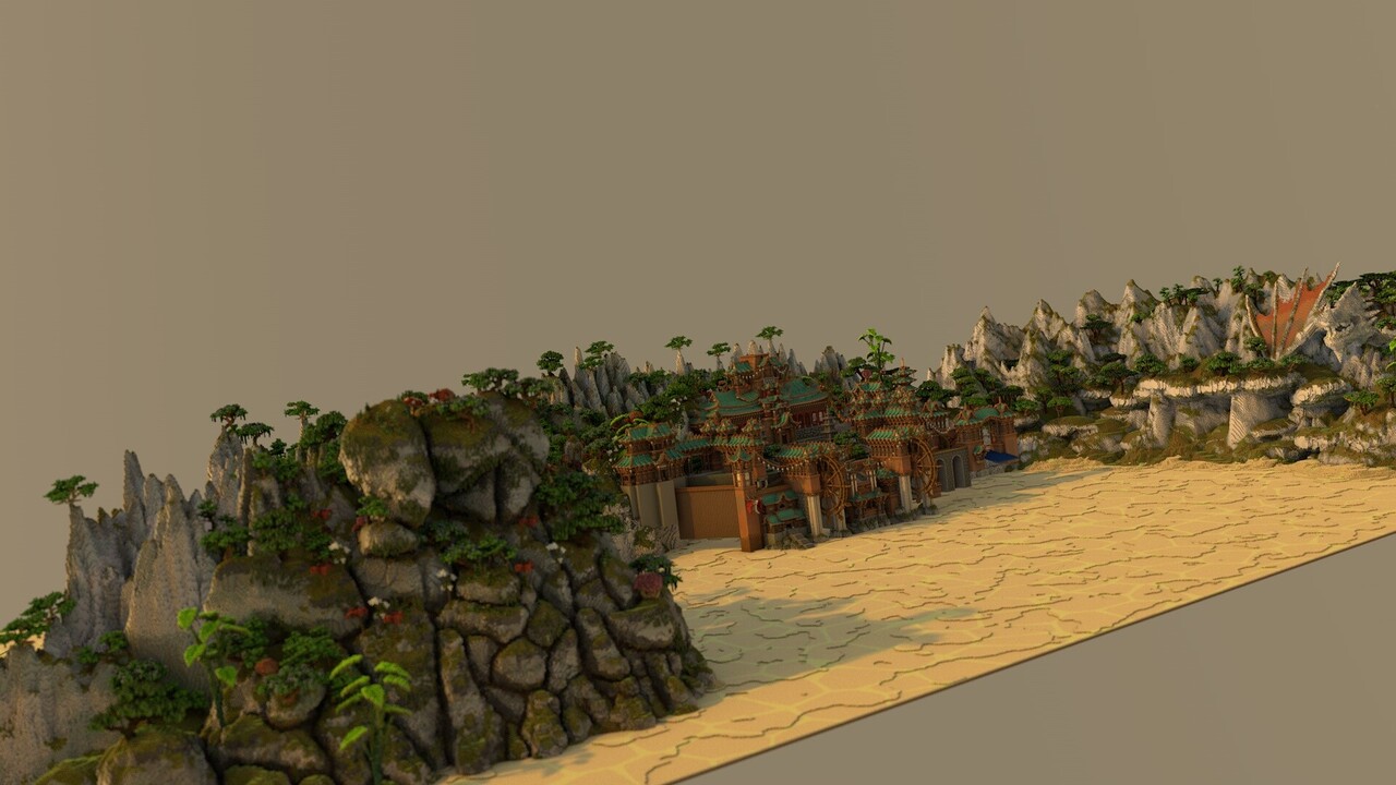 Personal Work Processing 35%... [Oriental] Minecraft Map