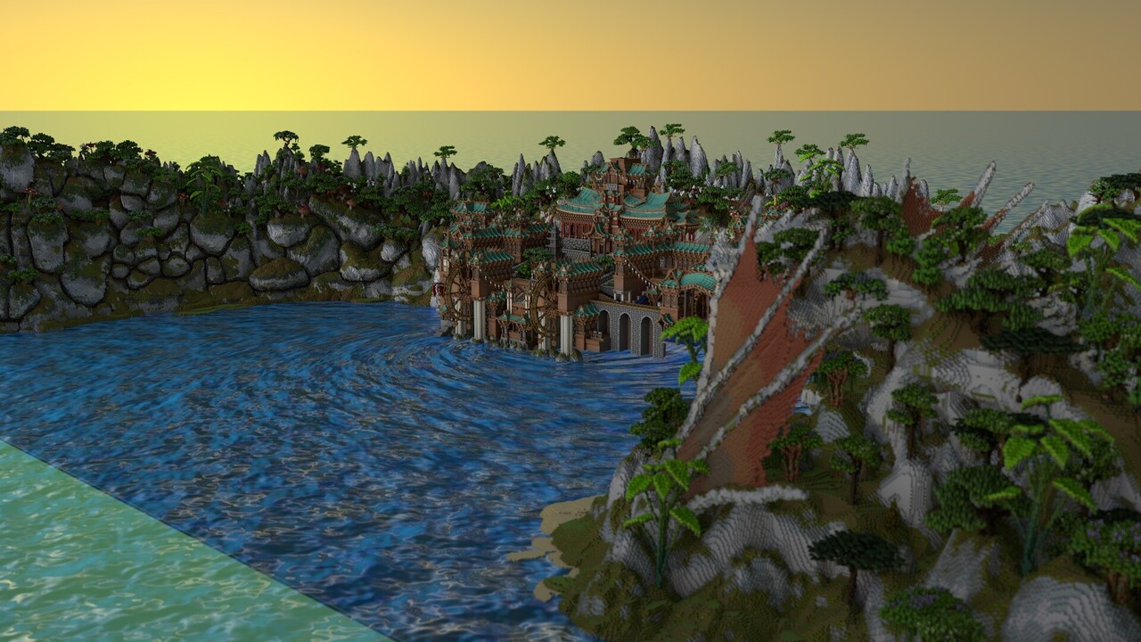 Personal Work Processing 35%... [Oriental] Minecraft Map