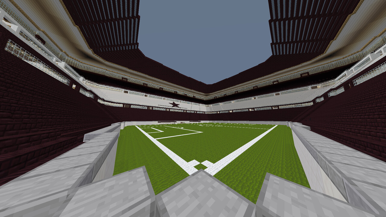 The Football Temple Stadium Minecraft Map