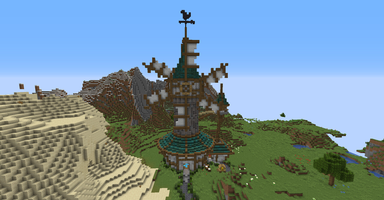 Fantasy Windmill Minecraft Map