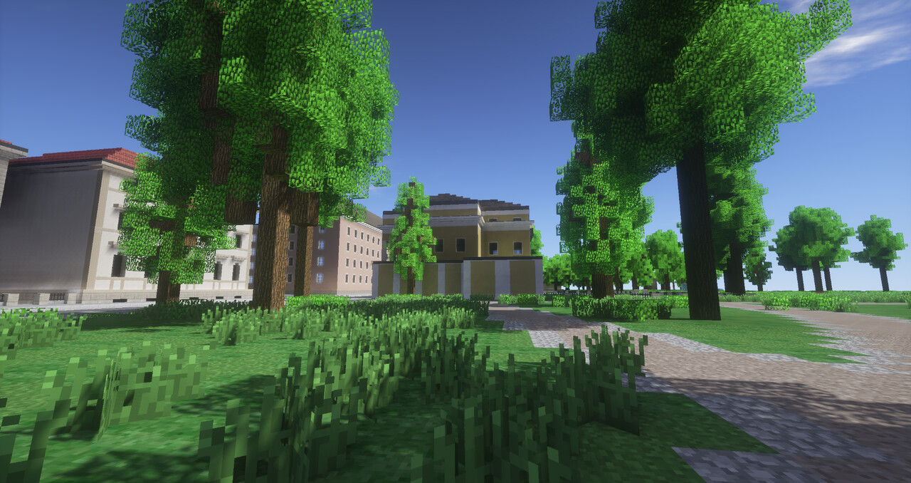 Old Botanic Garden Munich Minecraft Map