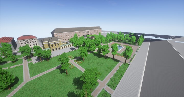 Old Botanic Garden Munich Minecraft Map
