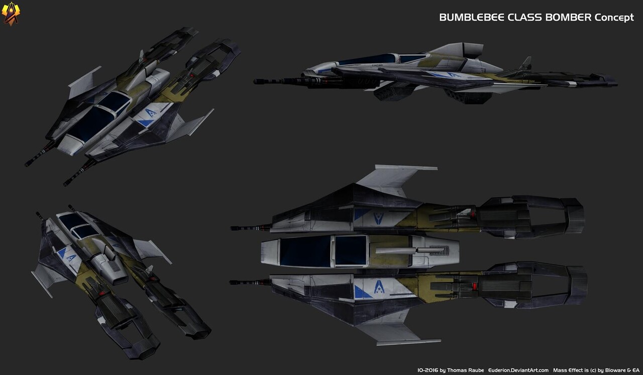 Mass Effect Bumblebee Bomber Concept Minecraft Map