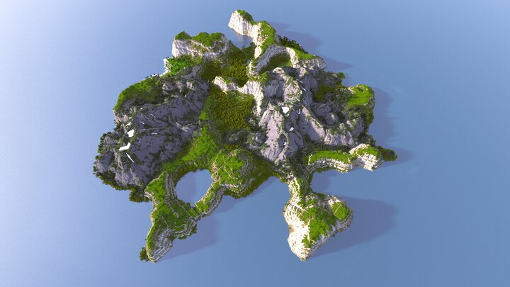 Multi-Biome Island Minecraft Map