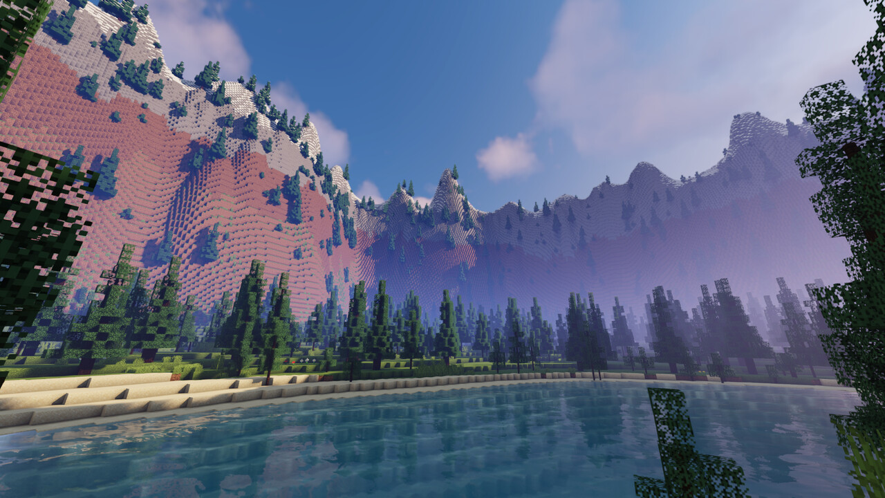 Enclosed Valley Minecraft Map
