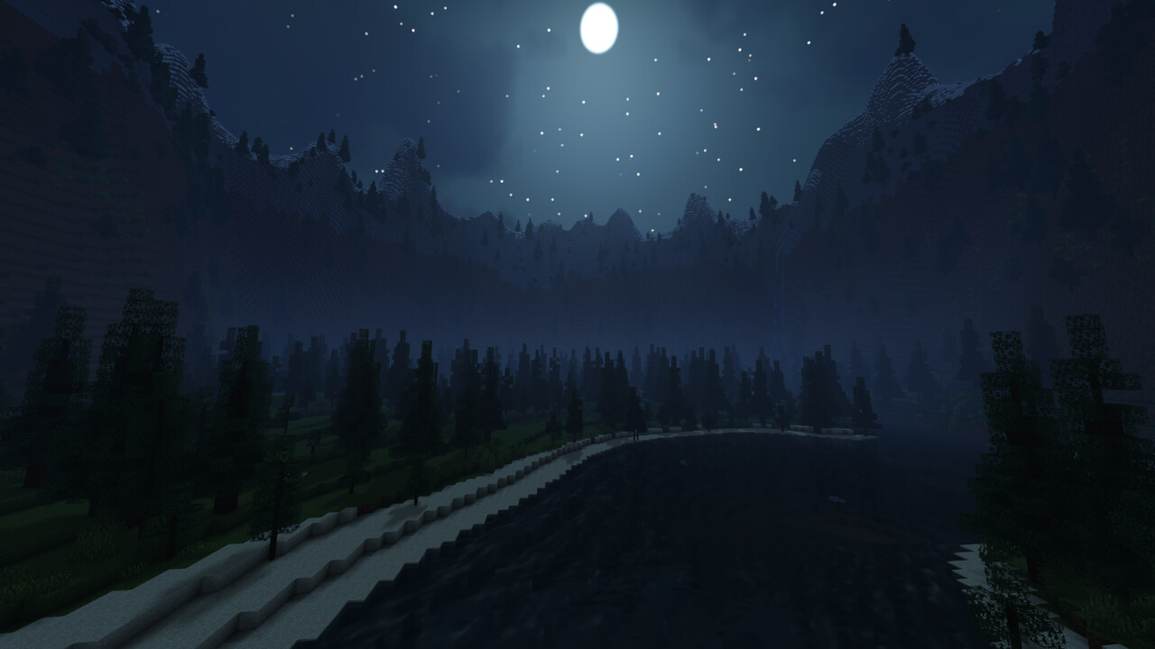 Enclosed Valley Minecraft Map