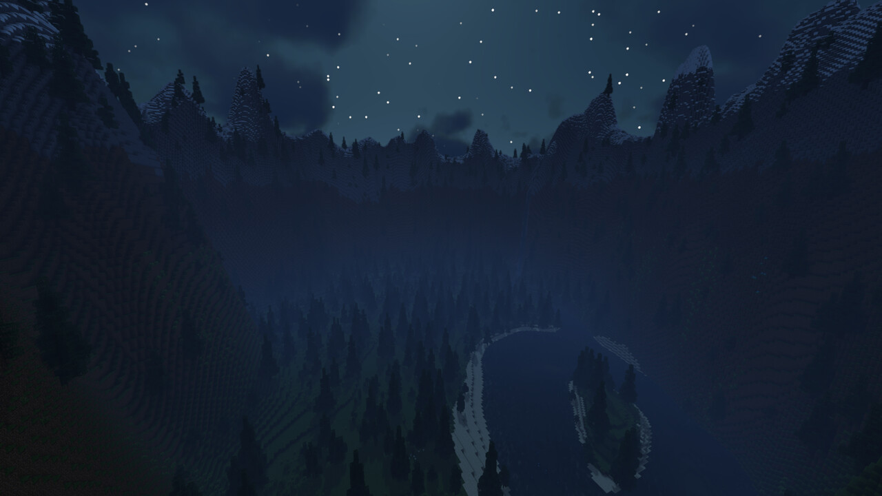 Enclosed Valley Minecraft Map