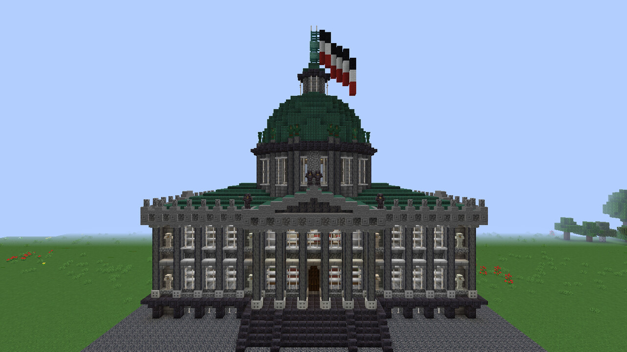 German Courthouse Minecraft Map