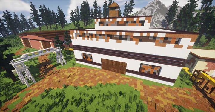 War Thunder Tank Hanger (Download) Minecraft Map