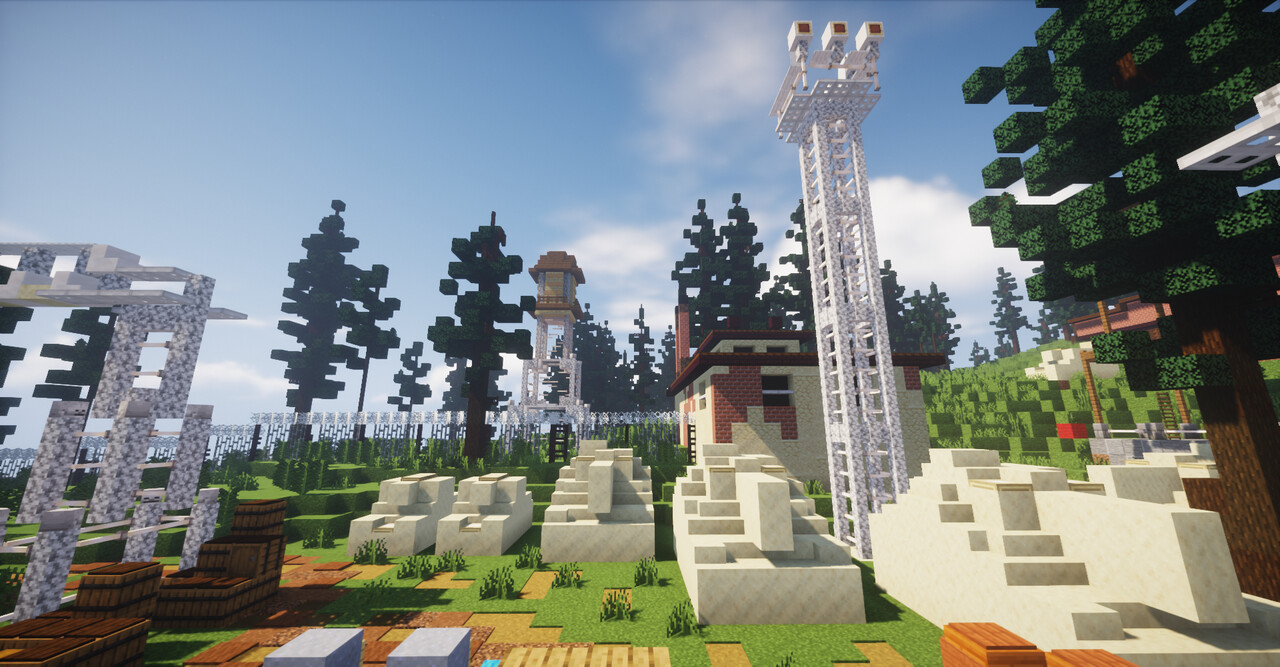 War Thunder Tank Hanger (Download) Minecraft Map