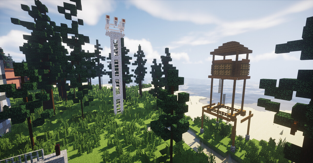 War Thunder Tank Hanger (Download) Minecraft Map